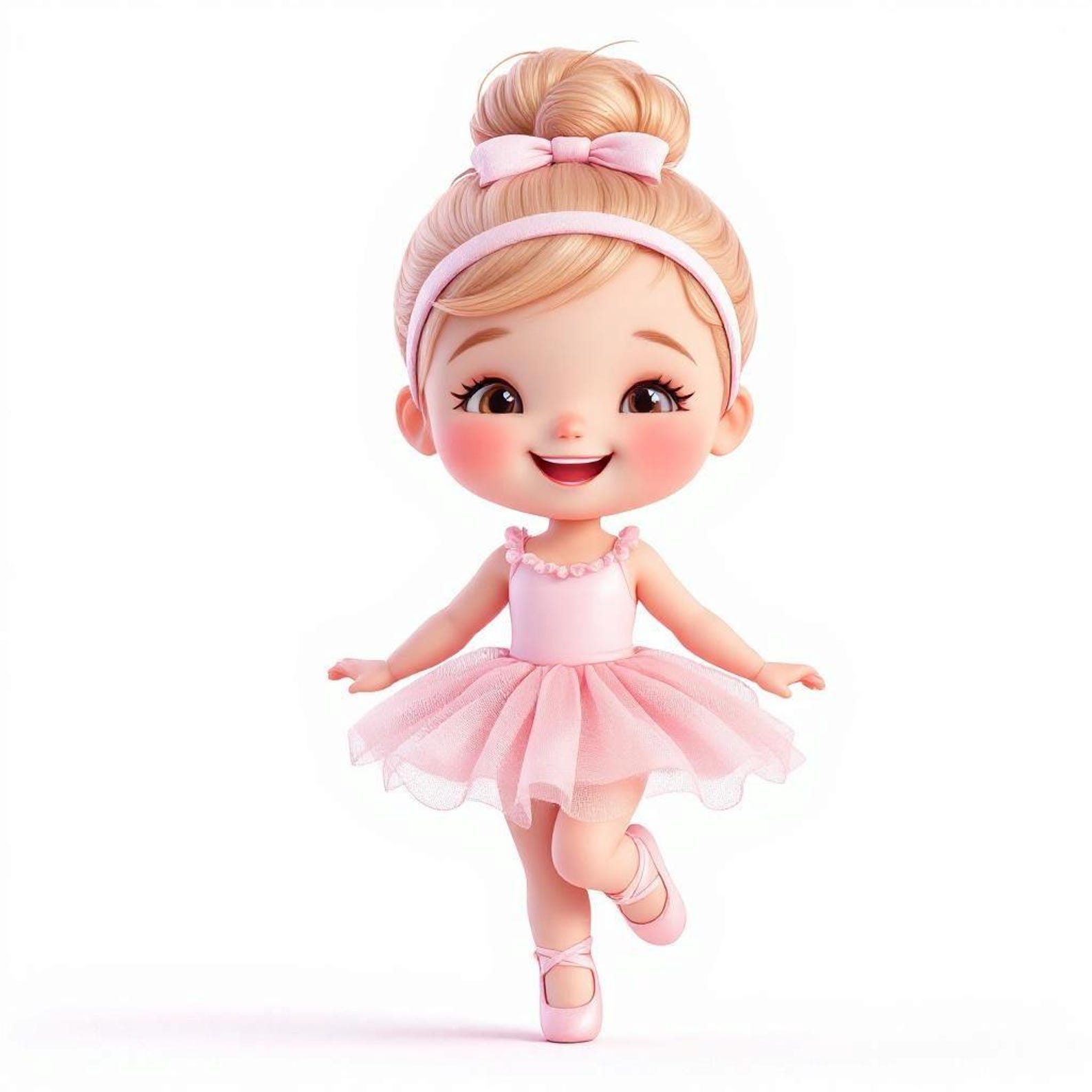 25 Little Ballerina Clipart Bundle - Cute Ballerina PNG & JPG - Pink ...