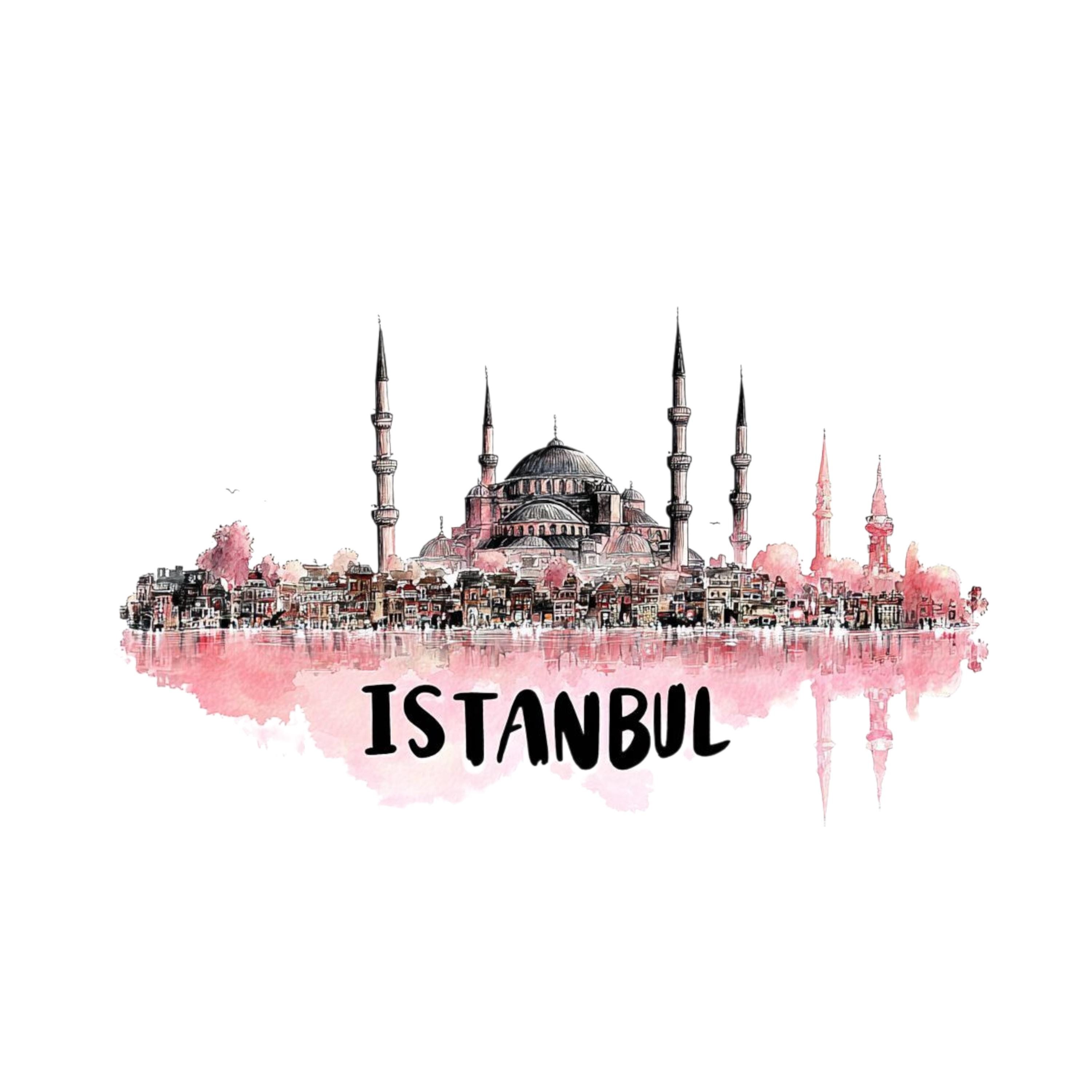 15 Istanbul City Text Art PNG : Double Exposure Typography for ...