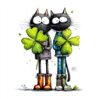 Tribal Cat Clipart Boho Clipart Cat Lovers Bohemian Animals Pet Clipart ...