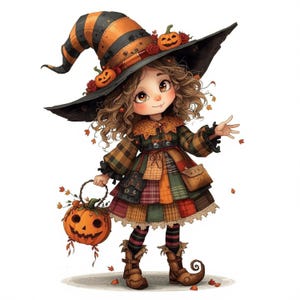 20 Magical Fairy Halloween Characters Bundle | Commercial Use ...