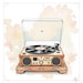 18 Vintage Music Players Clipart - JPG Bundle - Retro Designs for ...