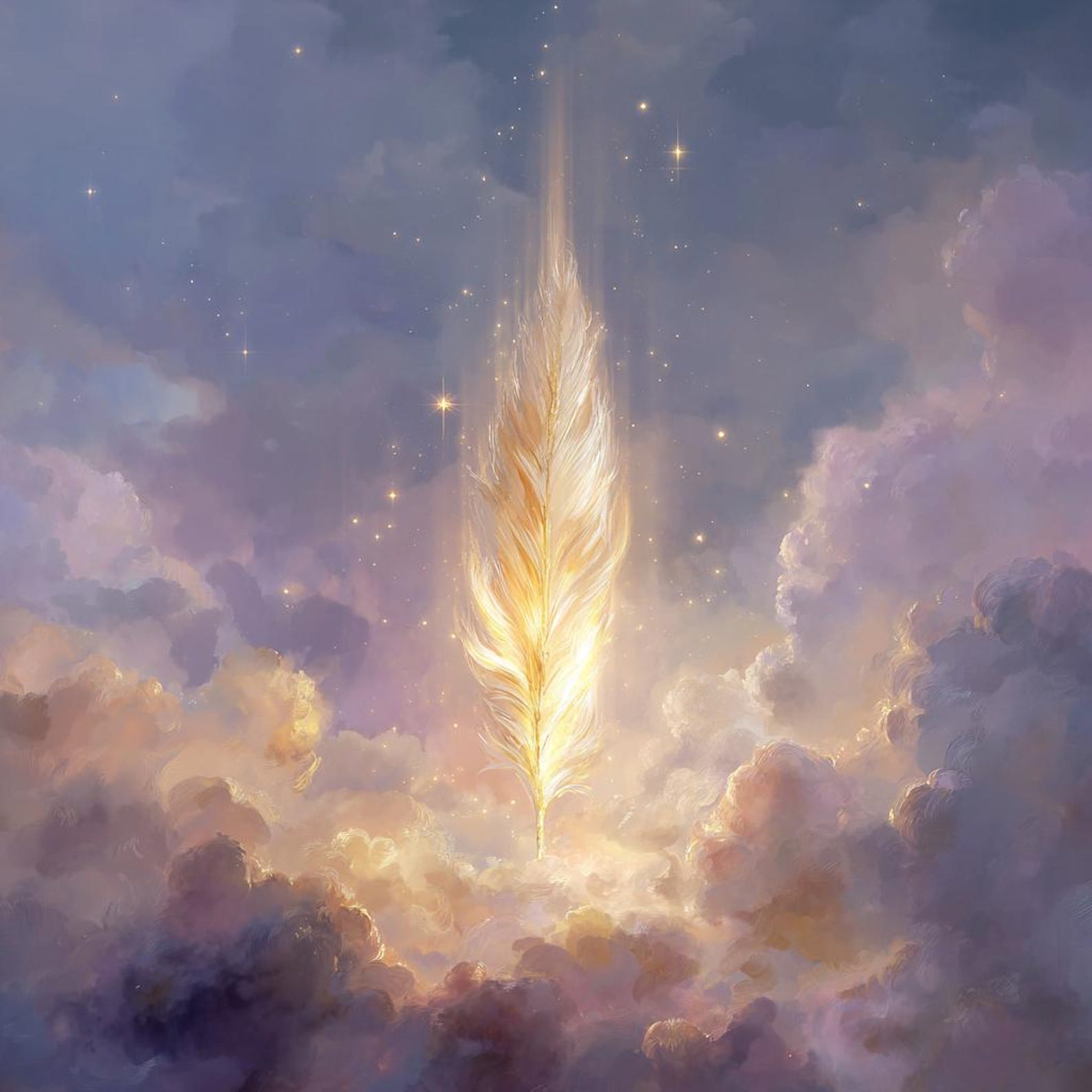12 Guiding Light Clipart (JPG) : Angel Candles ,feathers for Spiritual ...