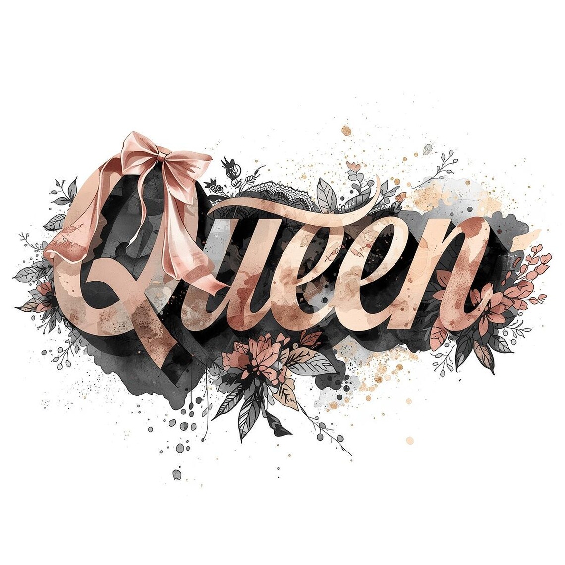 15 Queen Graffiti Clipart: Girl Boss Pink Bow PNG (digital Download) - Etsy