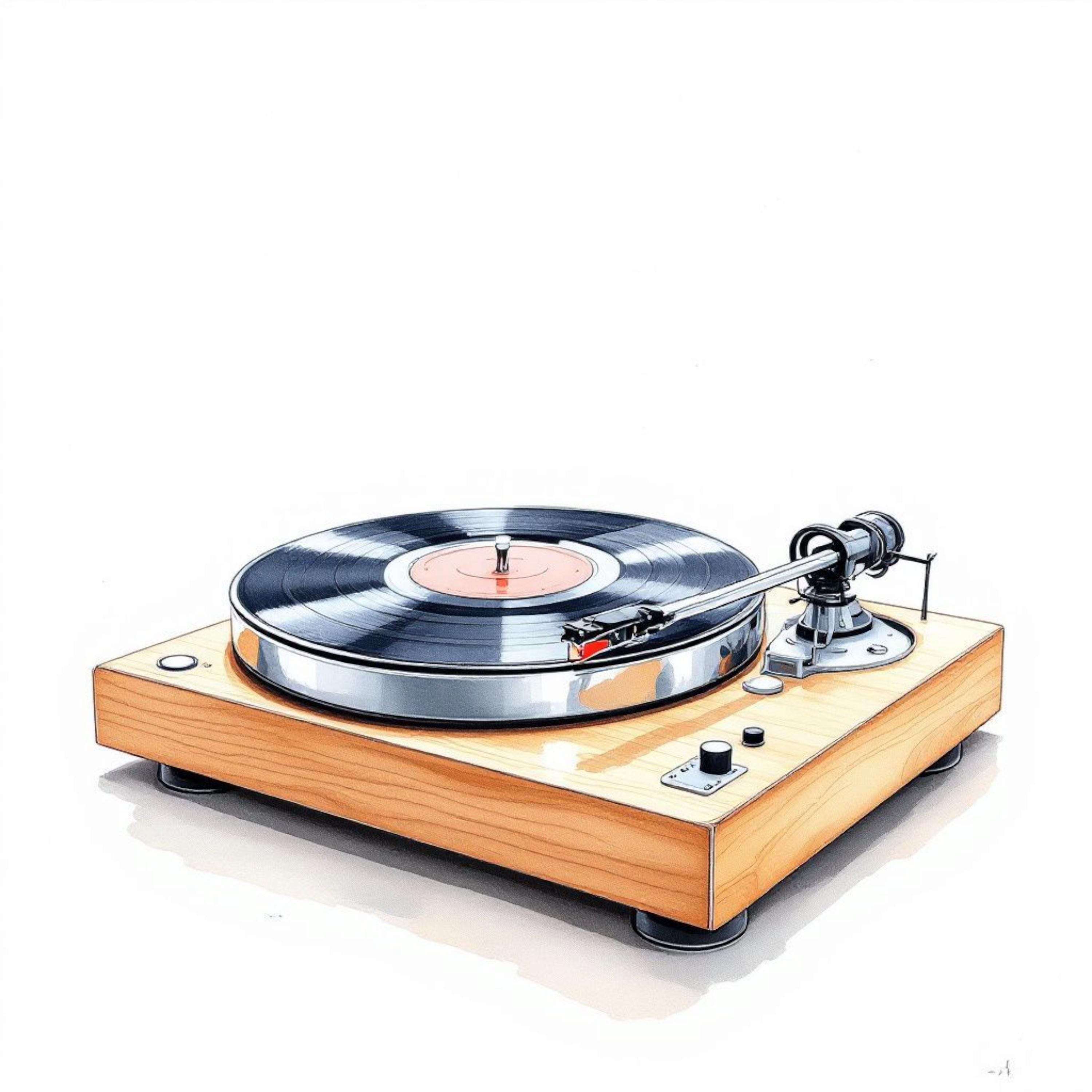 18 Vintage Music Players Clipart - JPG Bundle - Retro Designs for ...