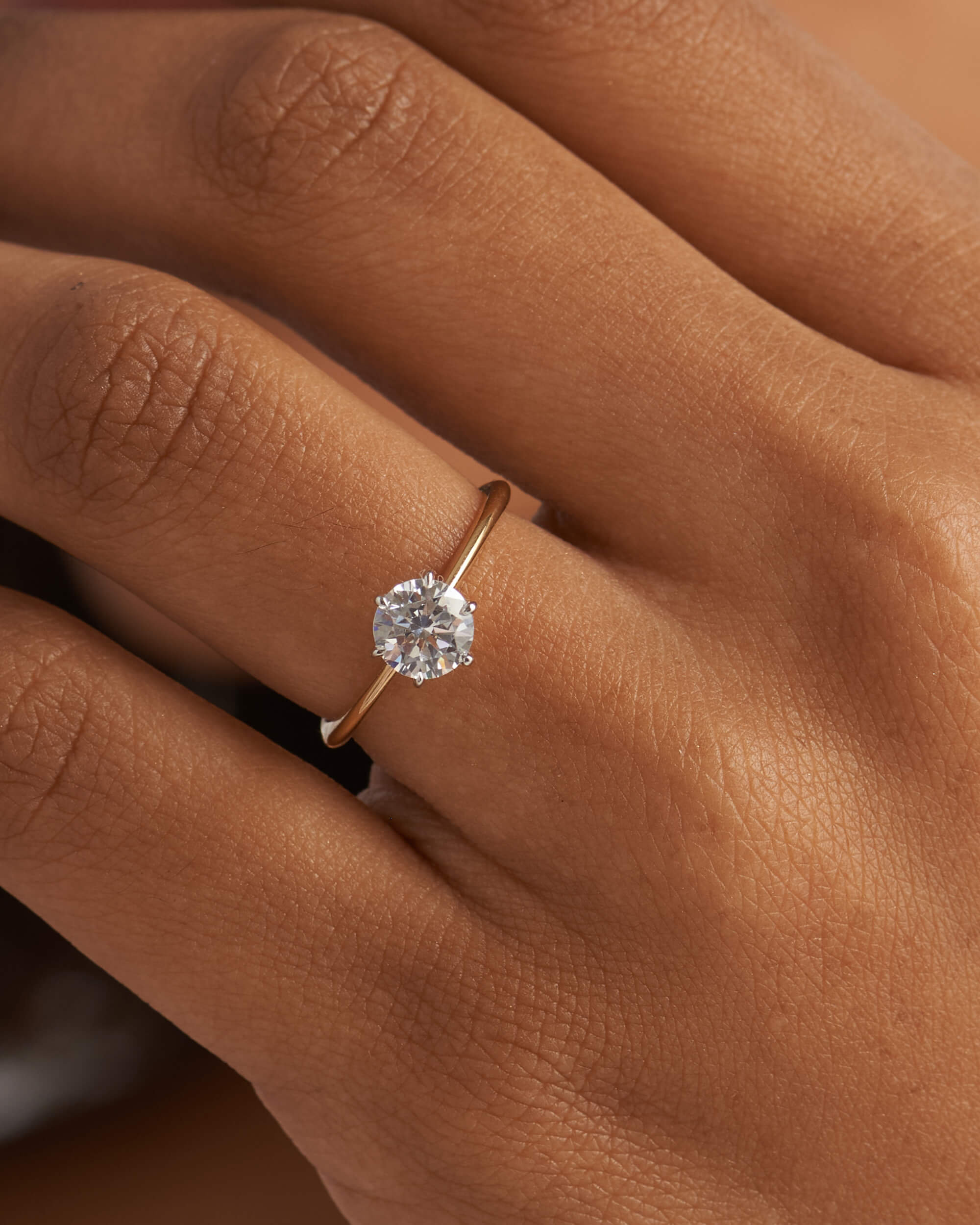Timeless Classic Six Claw Solitaire Diamond Ring Engagement Diamond Ring Promise Ring