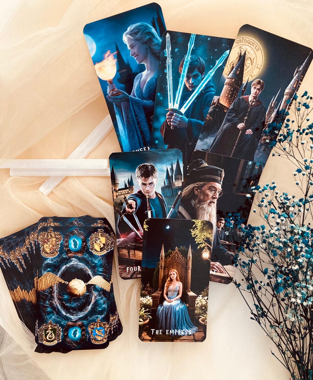 Magic School Tarot Deck • Fantasy Wizard Inspired 78 Card Tarot ...