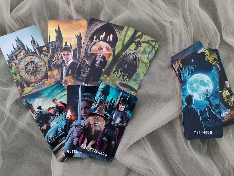 Magic School Tarot Deck • Fantasy Wizard Inspired 78 Card Tarot ...