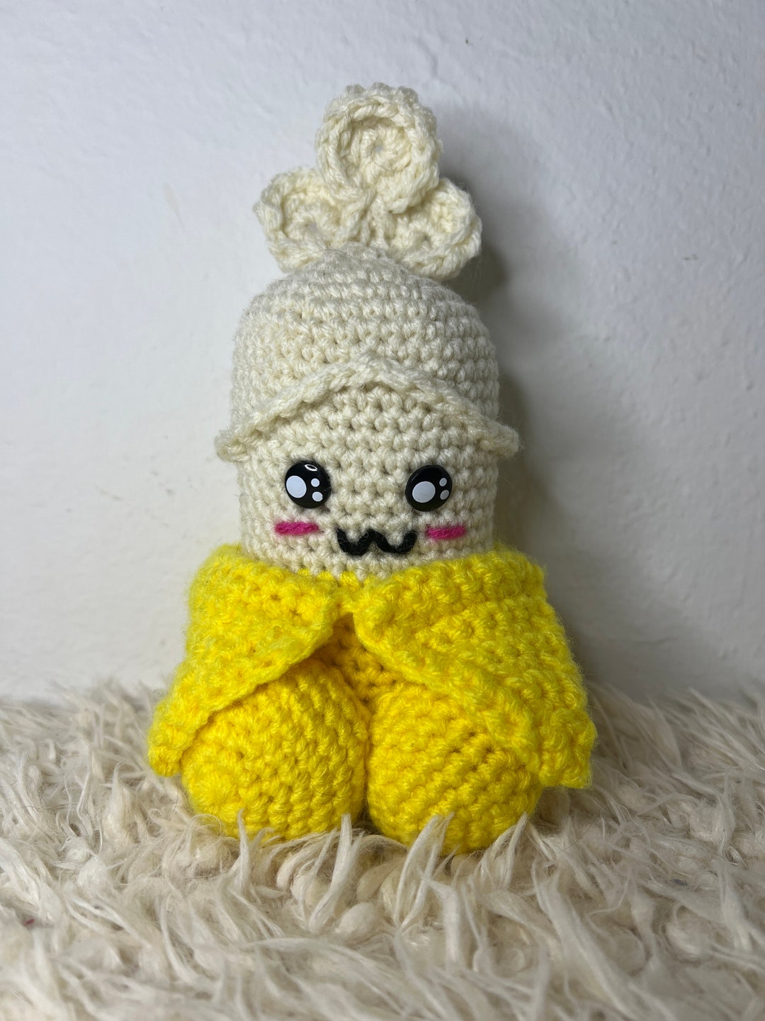 Banana Creamin' Willy Crochet Amigurumi Plushie - Etsy