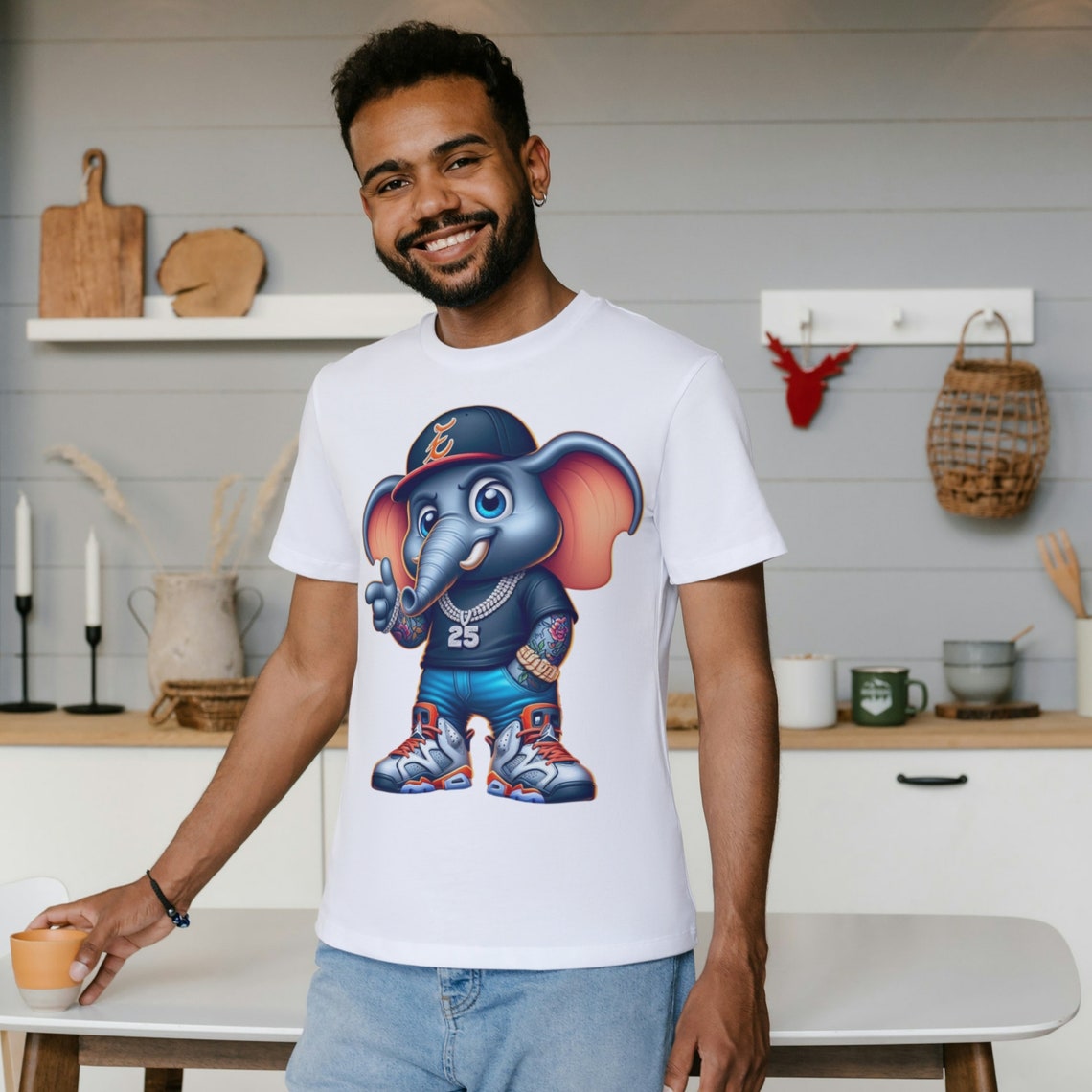 Gangster Elephant Elephant Trap Urban Trap Designs Wacky Fan Art ...