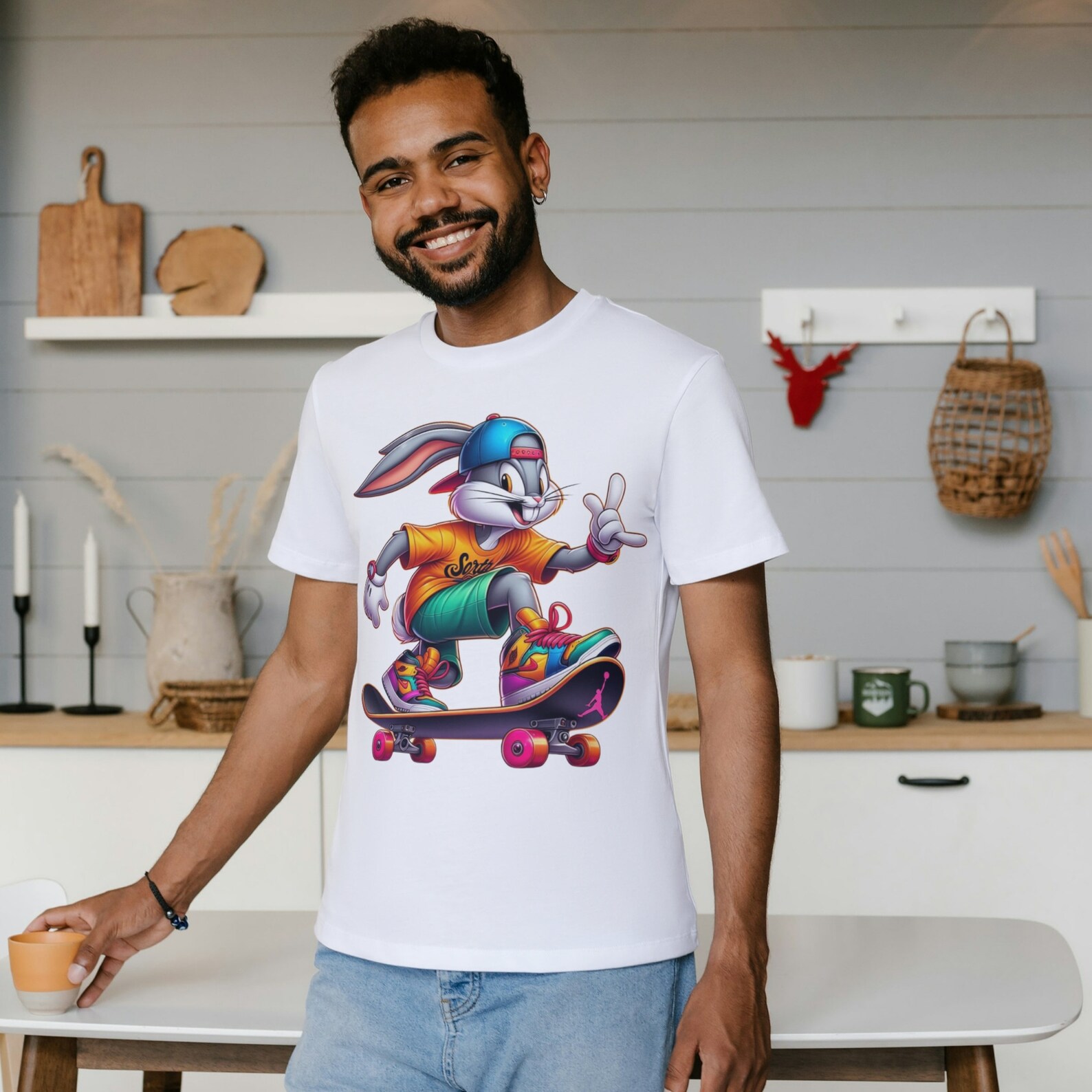 Skater Rabbit Urban Rabbit Urban Trap Designs Wacky Fan Art Instant ...