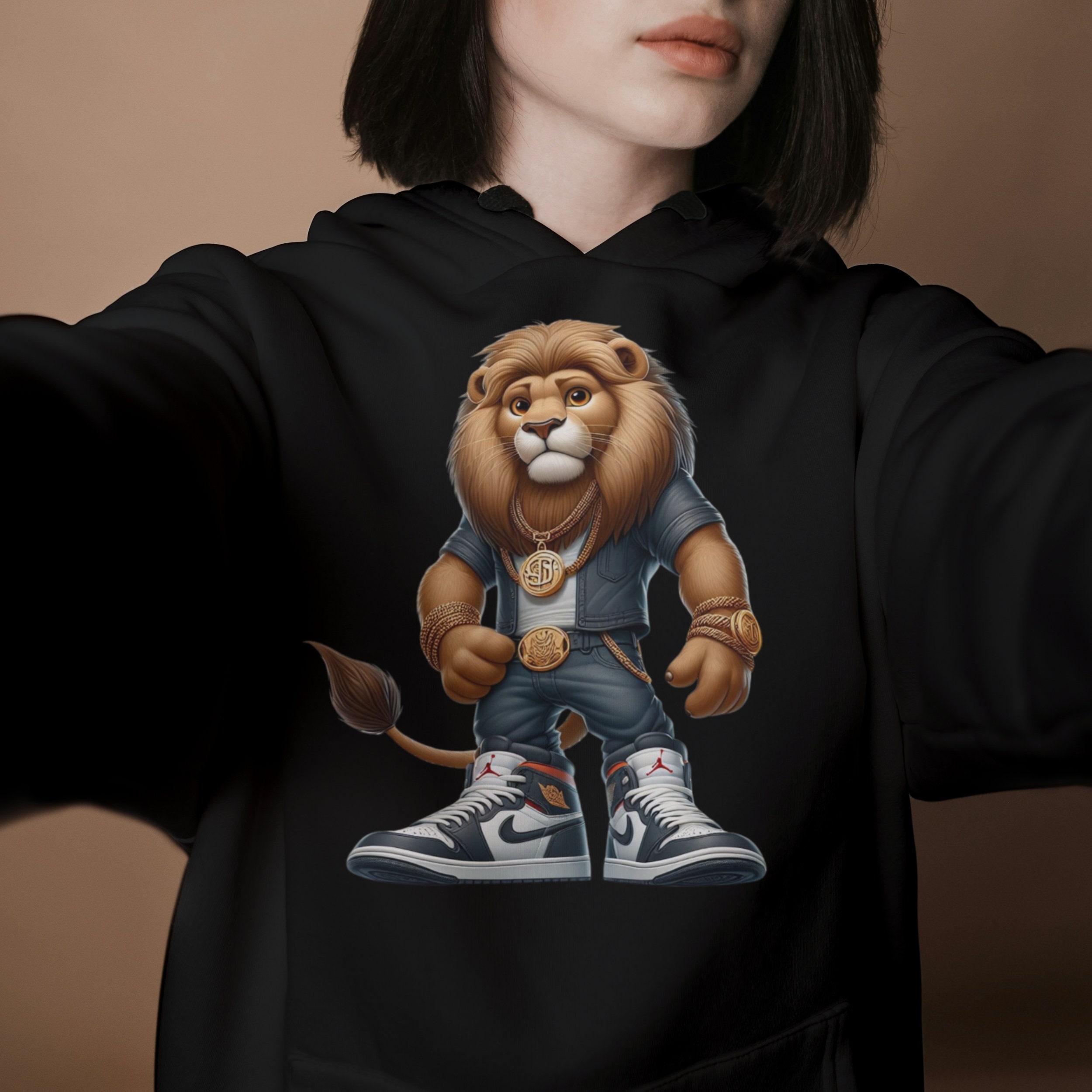 Gangster Lion Urban Lion Urban Trap Designs Wacky Fan Art Instant ...