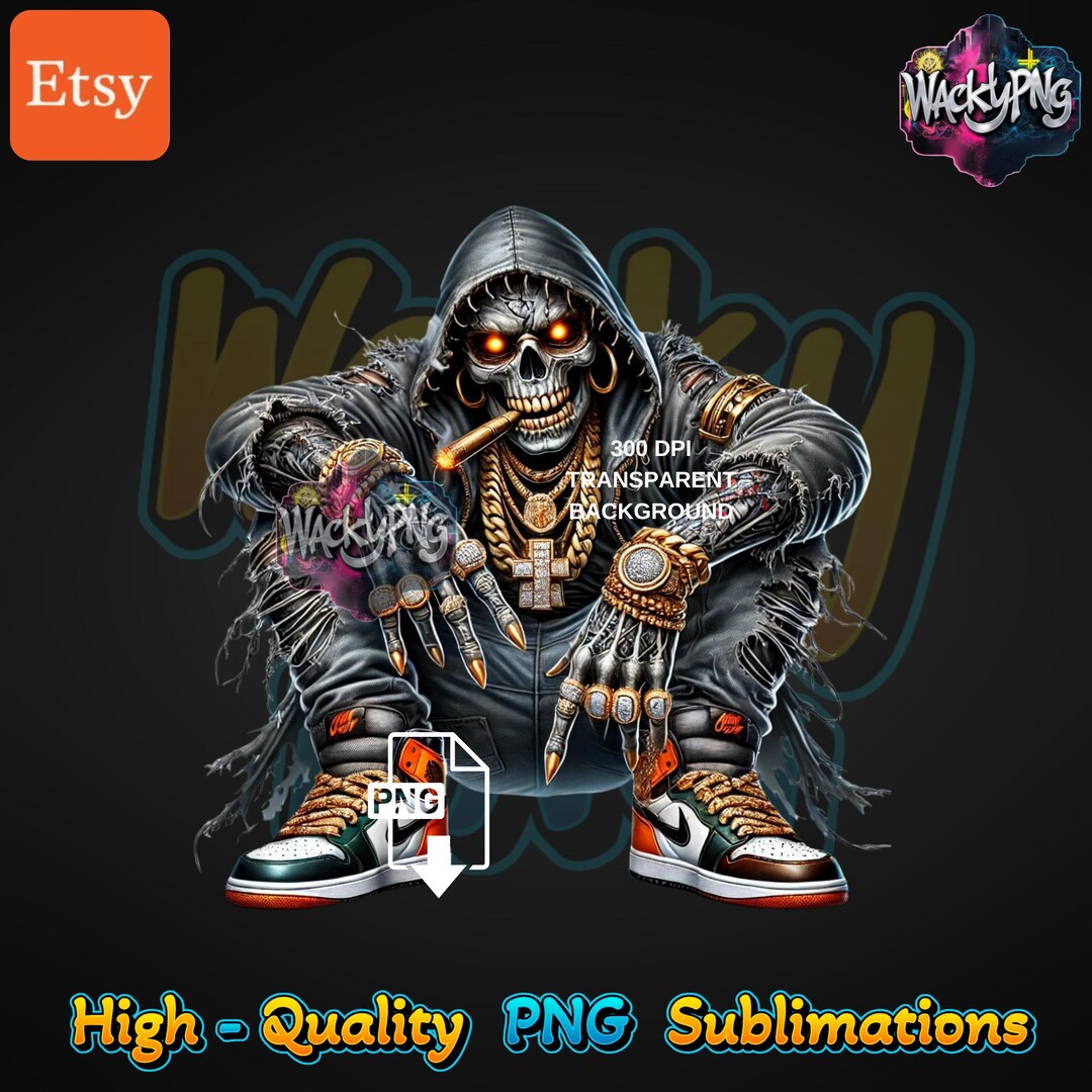 Graffiti Zombie Skeleton Png | Urban Trap Designs | Wacky Fan Art ...