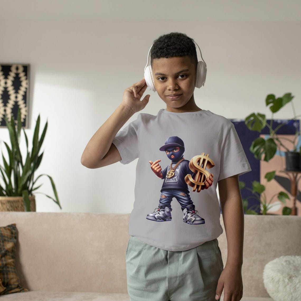 Gangster Kid PNG: Urban Streetwear Design (digital Download) - Etsy