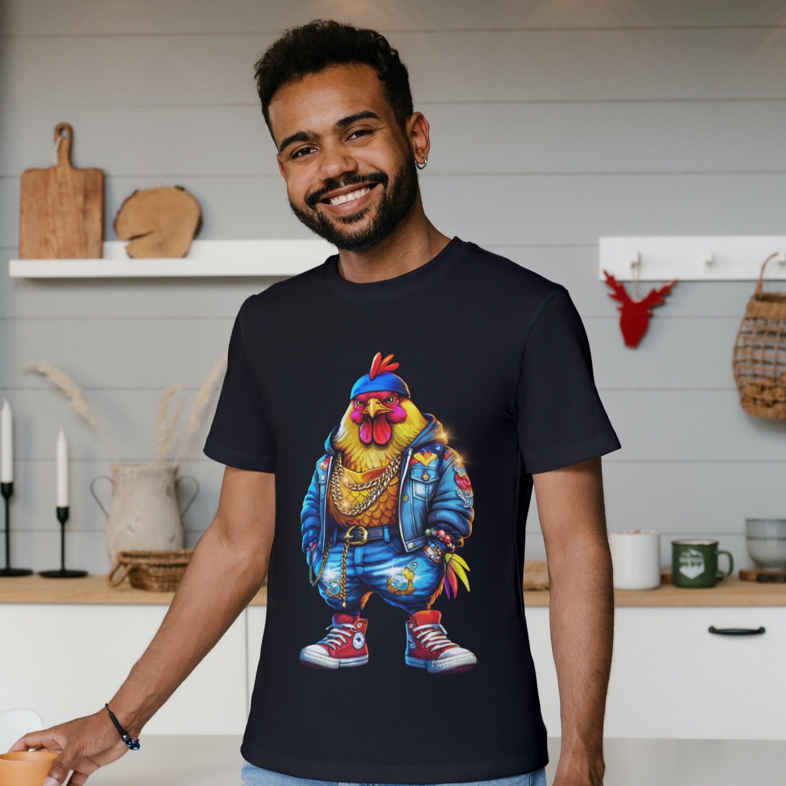 Gangster Rooster Urban Rooster Fantasy Fan Art Instant Digital Download ...