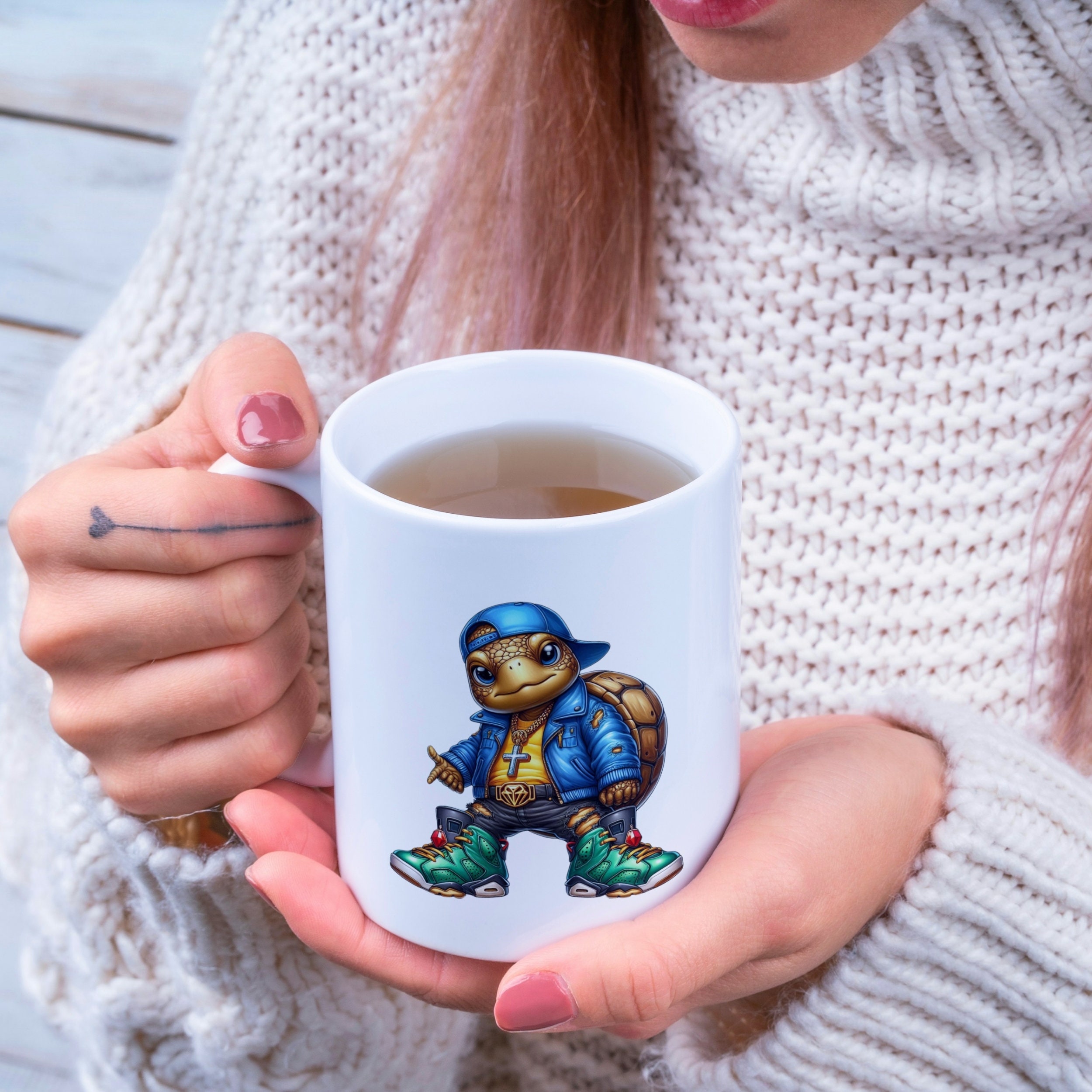 Gangster Turtle Urban Tortoise Urban Trap Designs Wacky Fan Art Instant ...