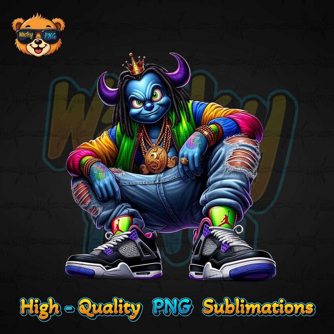 Urban Villain Clown PNG, Urban Traps Designs, Pop Culture Designs ...
