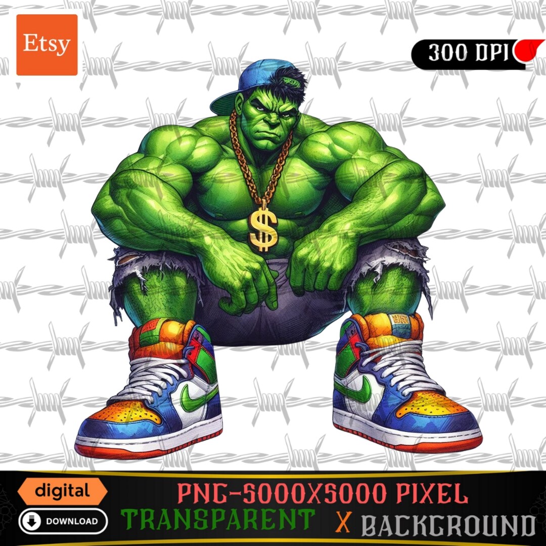 Gangster Hulk Urban Hulk Super Hero Hulk Urban Trap Designs Wacky Fan ...