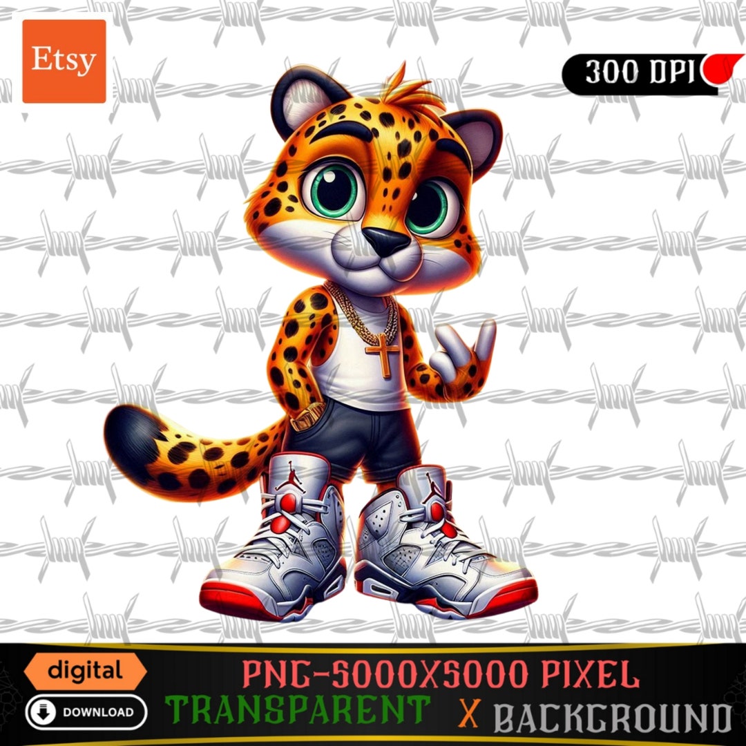 Gangster Leopard Urban Leopard Urban Trap Designs Wacky Fan Art Instant ...