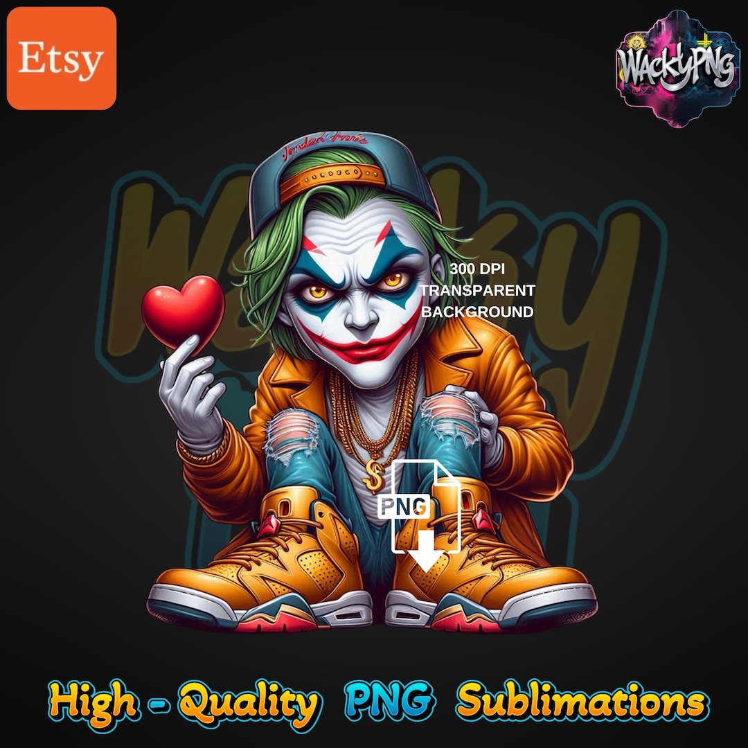 Urban Gangster Joker, Gangsta Joker Ideal for T-shirt & hoodie | Urban ...