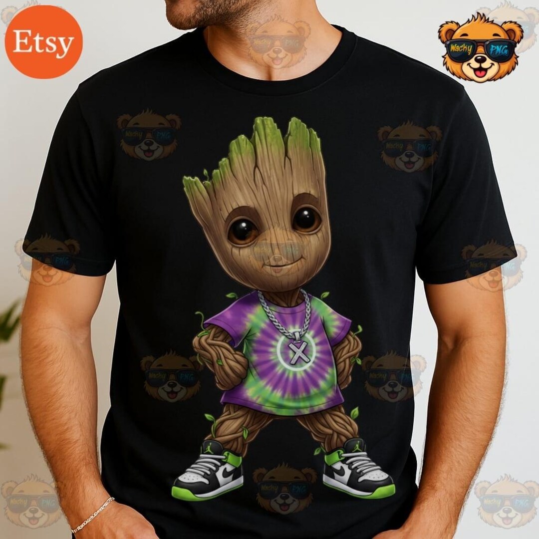 Urban Gangster Groot Designs PNG | Urban Trap Designs | Wacky Fan Art ...
