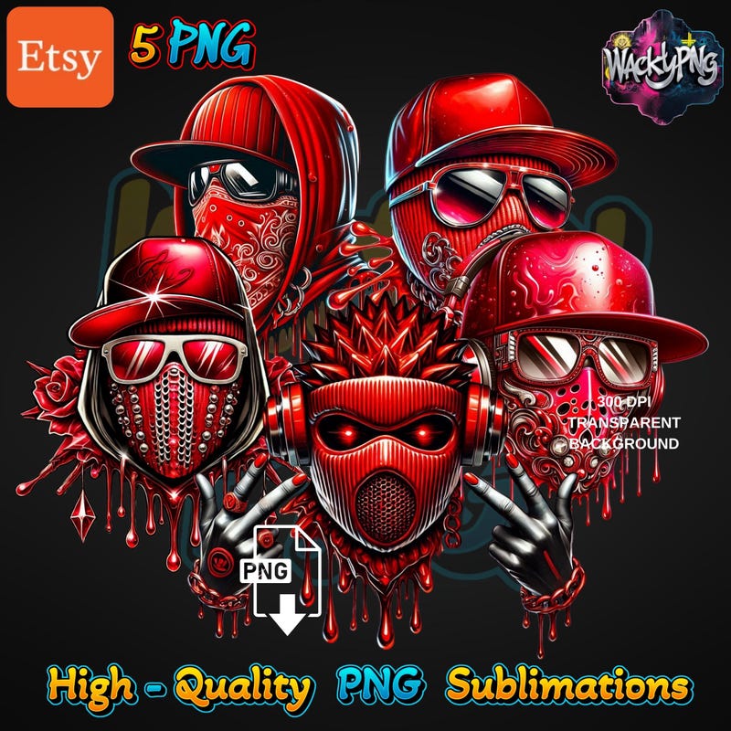 Gangster Mask - Etsy