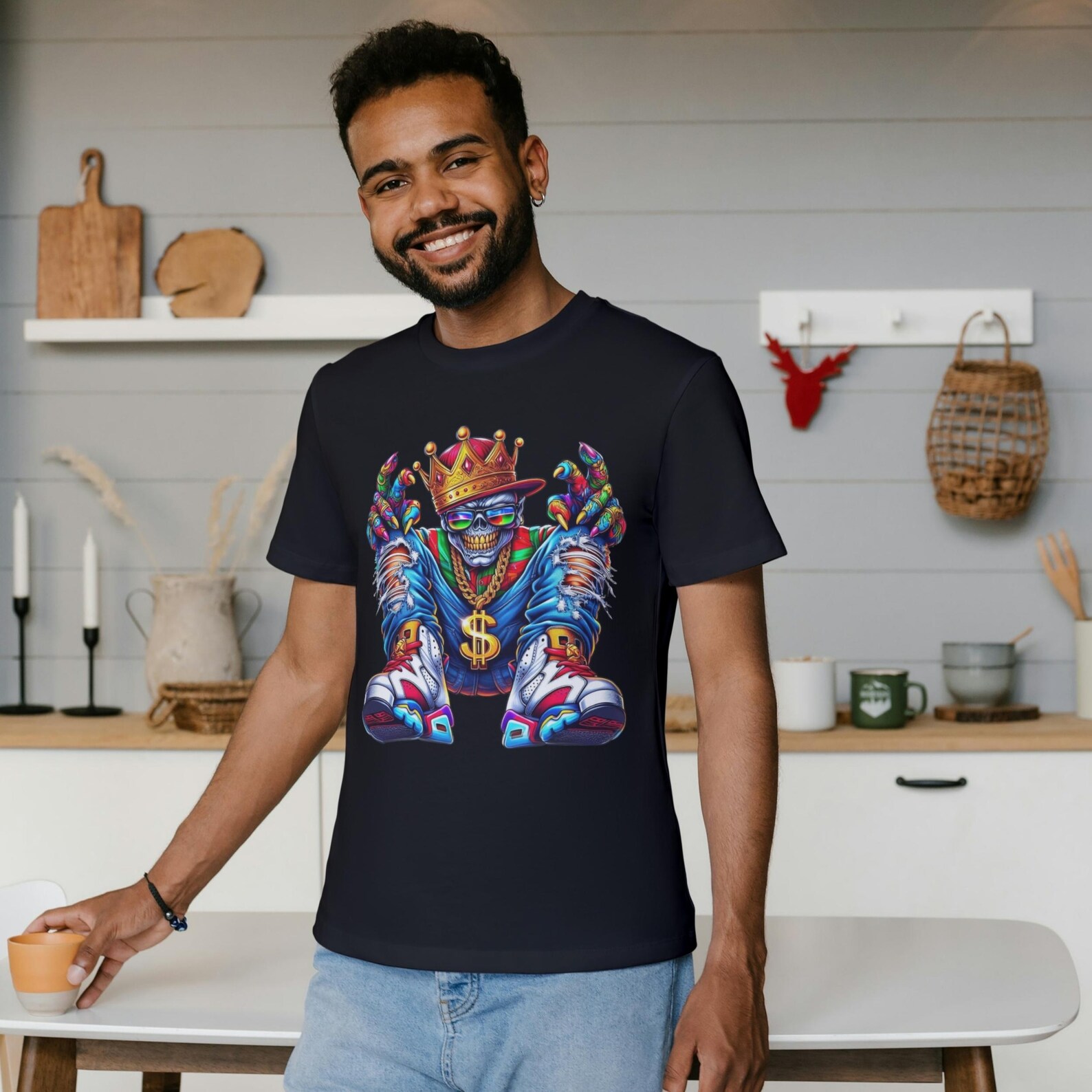 Gangster Skeleton King Traps Urban Trap Designs Wacky Fan Art Instant ...