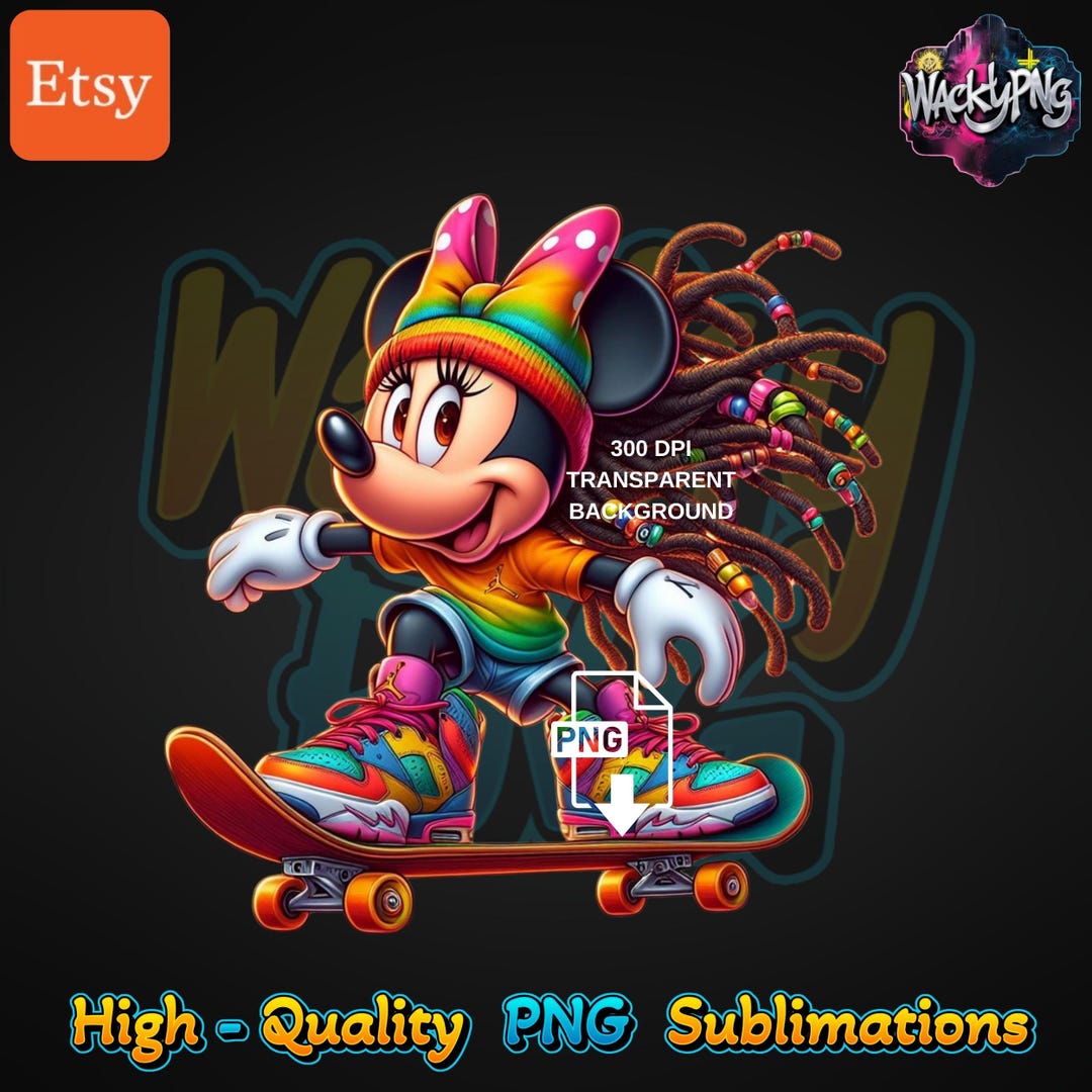 Funny Mickey Mouse PNG - Bold Streetwear Aesthetic Digital Designs for ...