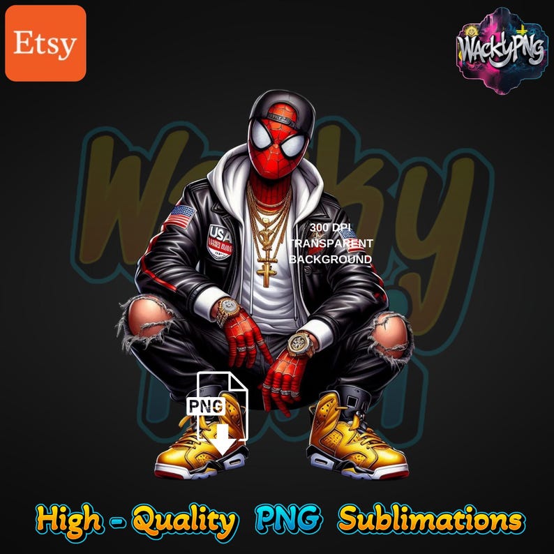 Urban Gangster Spider-man | Urban Trap Designs | Fantasy Fan Art ...