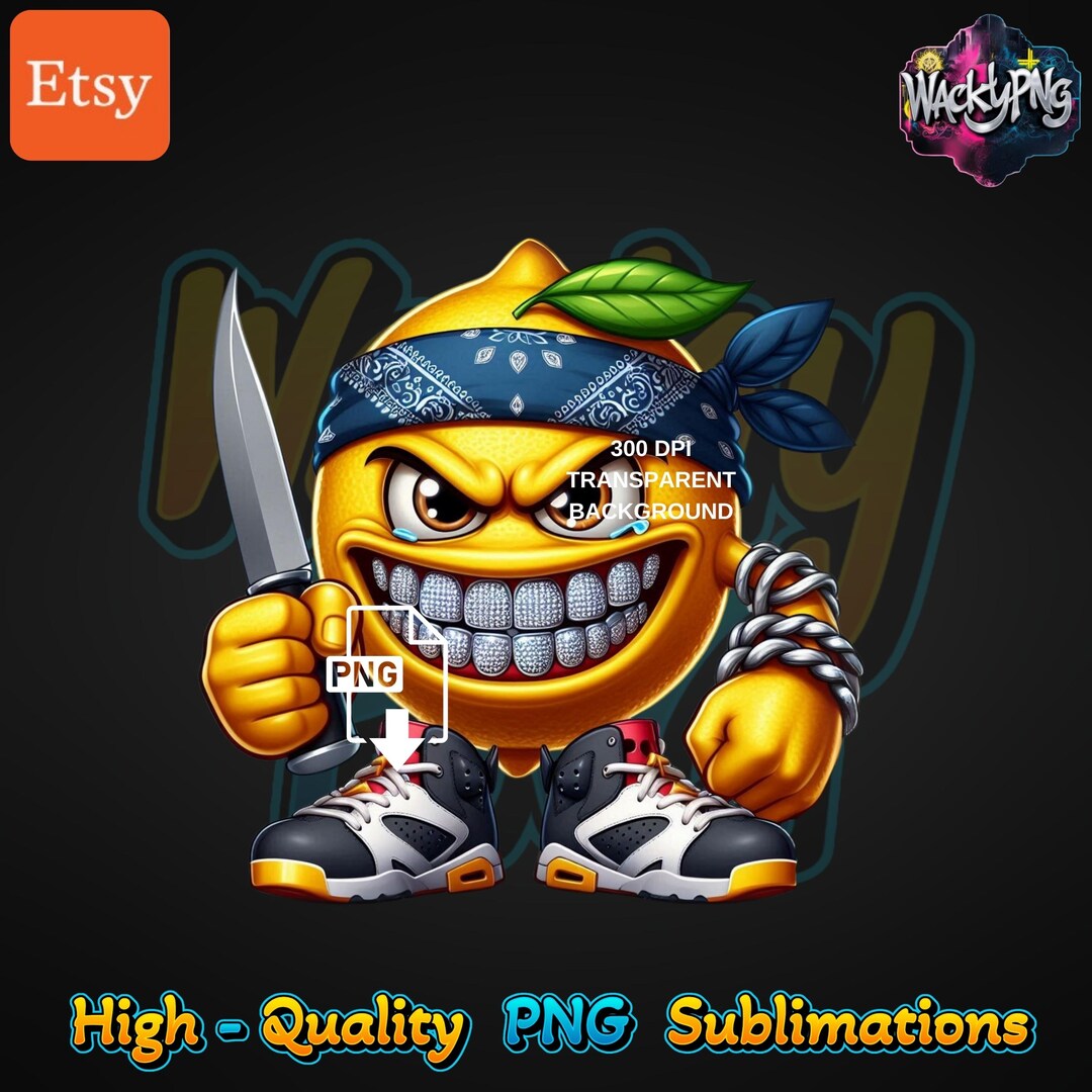 Urban Png, Killer Lemon Png | Gangster Lemon Png | Urban Trap Designs ...