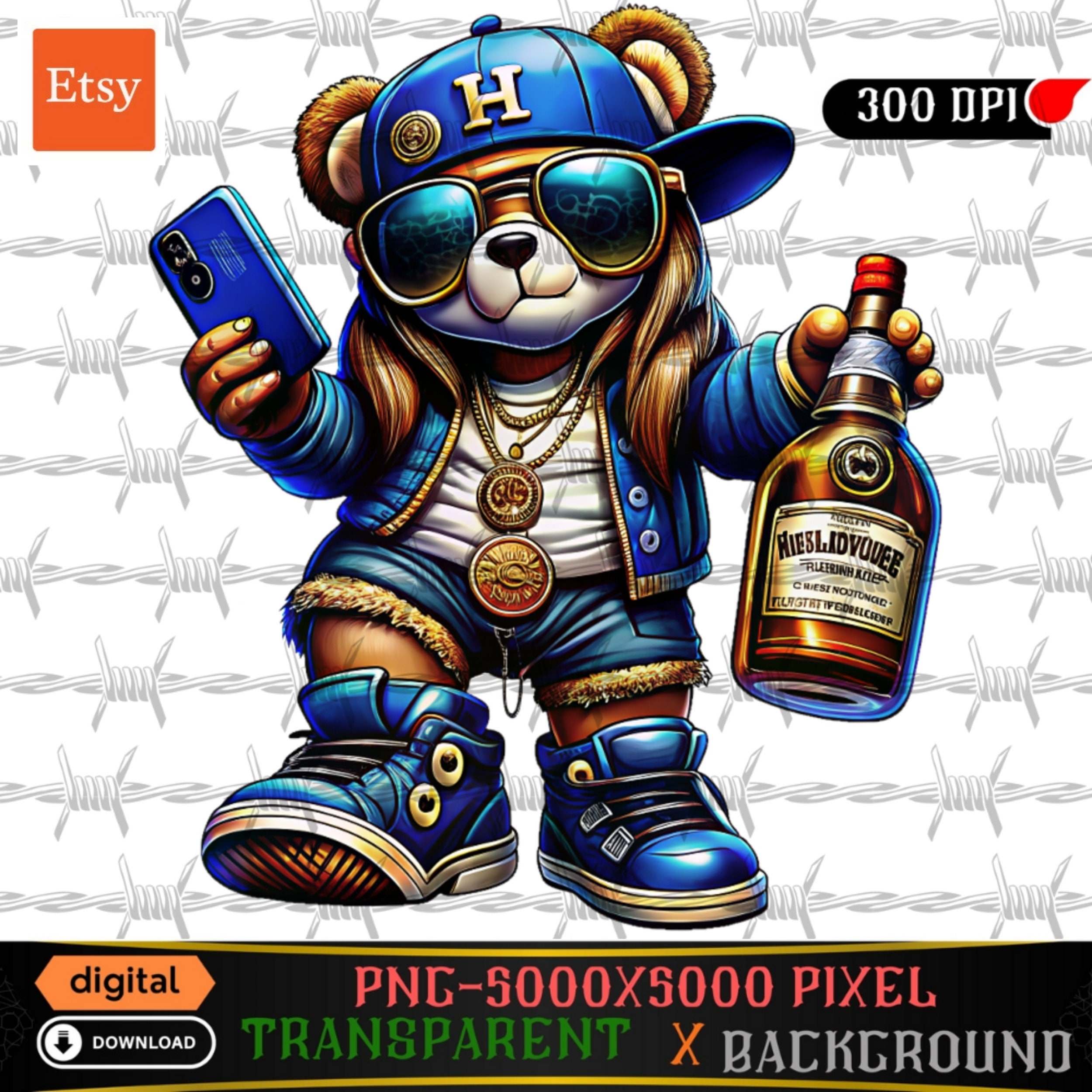 Urban Style Bear, Graffiti Hip Hop Cute Bear, Cartoon Cute Bear, Teddy ...