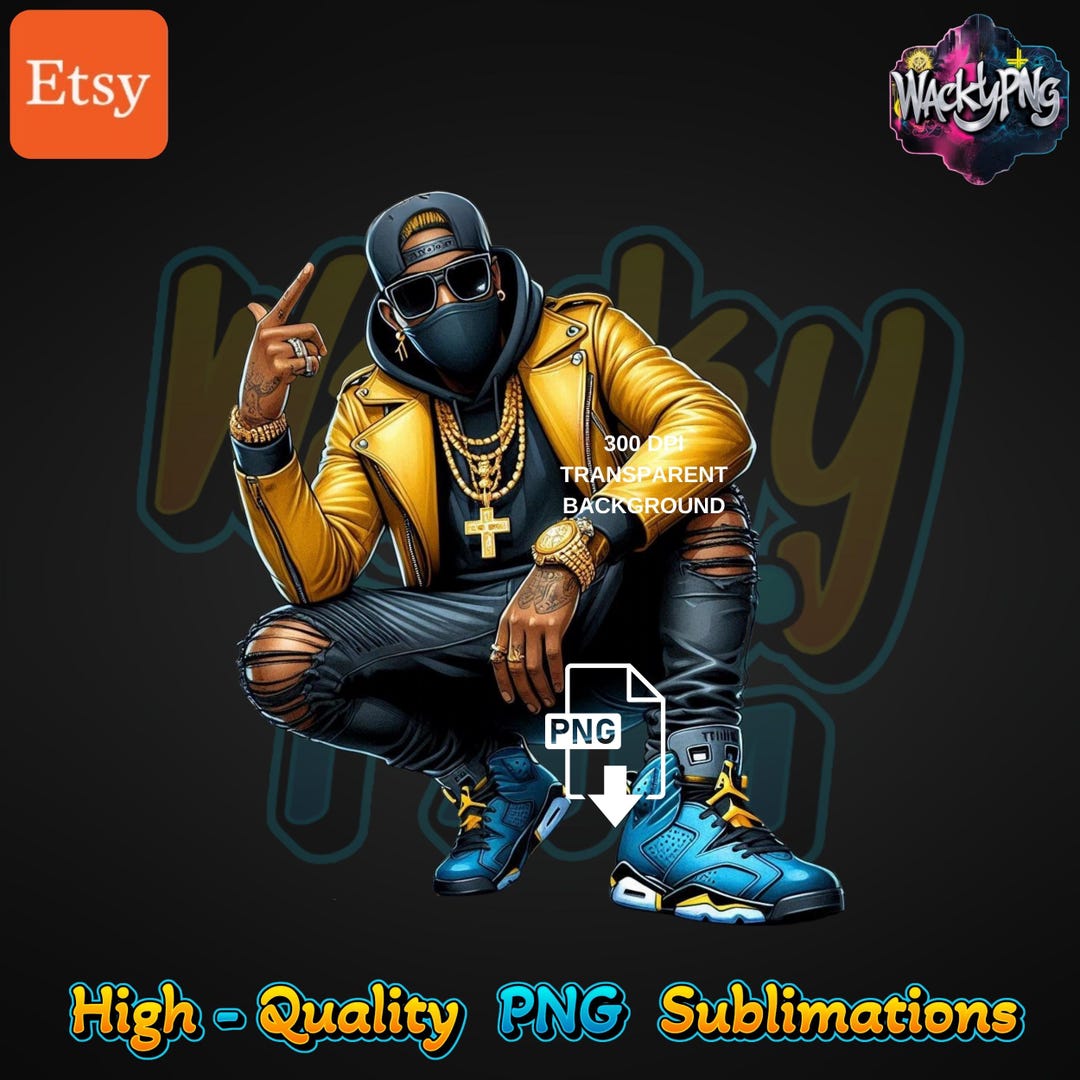 Gangster Man | Urban Hip-hop Boy | Urban Trap Designs | Wacky Fan Art ...
