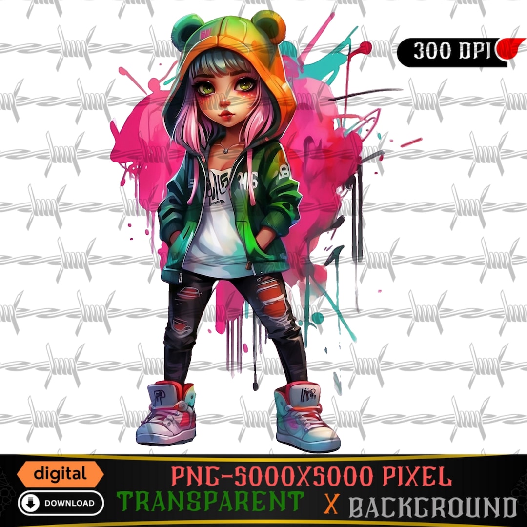 Urban Crazy Girl Hiphop Girl Traps Urban Trap Designs Fantasy Fan Art ...