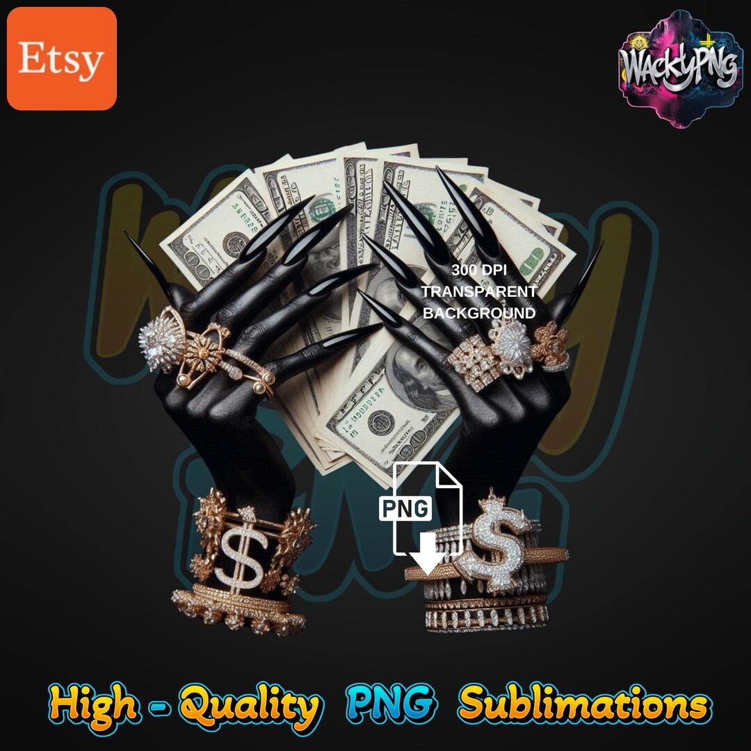 Gangster Hands, Hustle Hands Png | Urban Traps Designs | Wacky fan art ...