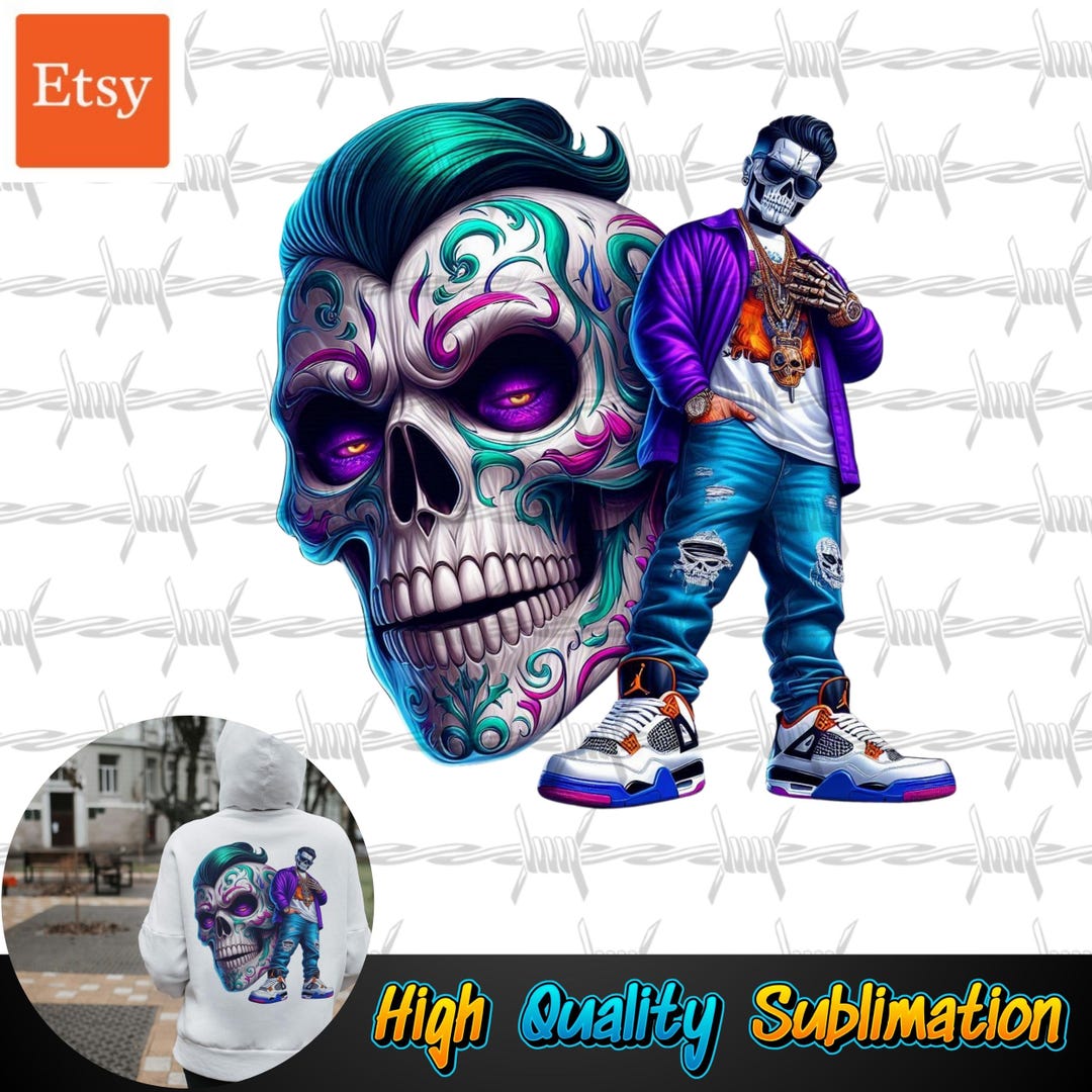 Gangster Skeleton Urban Skull Traps Urban Trap Designs Wacky Fan Art ...