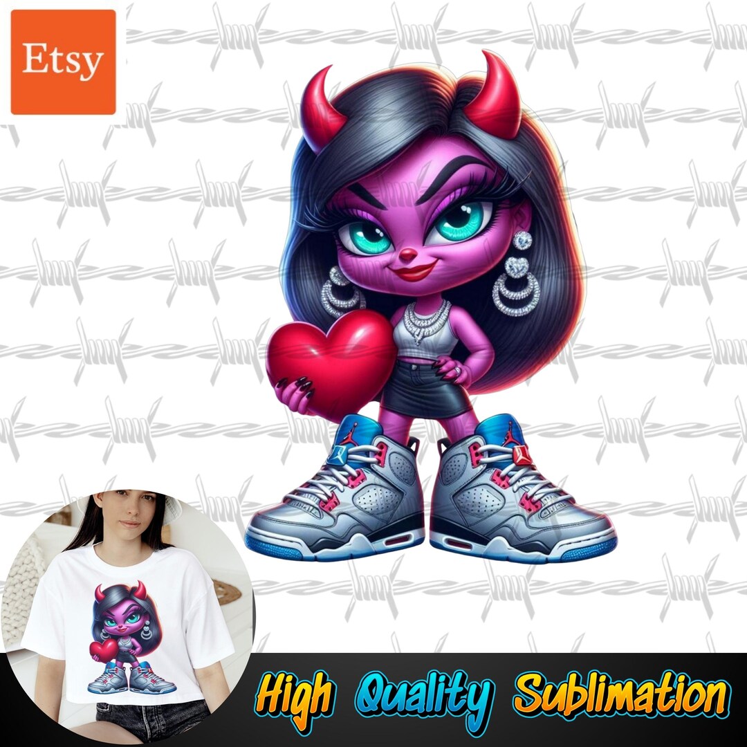 Gangster Demon Doll Urban Doll Urban Trap Designs Wacky Fan Art Instant ...