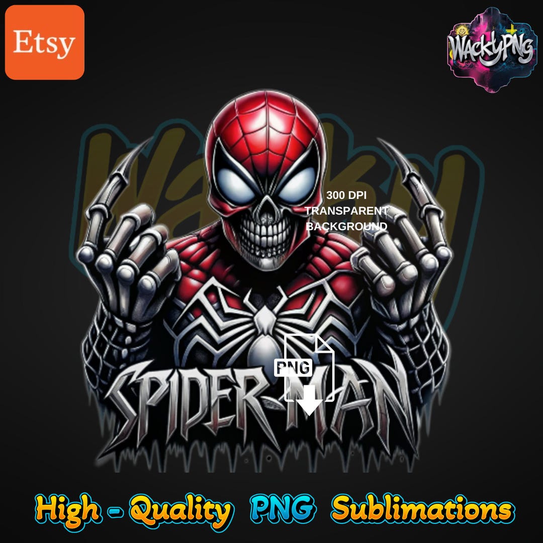 Scary Spider-man | Spooky Spider-man | Urban Trap Designs | Wacky Fan ...