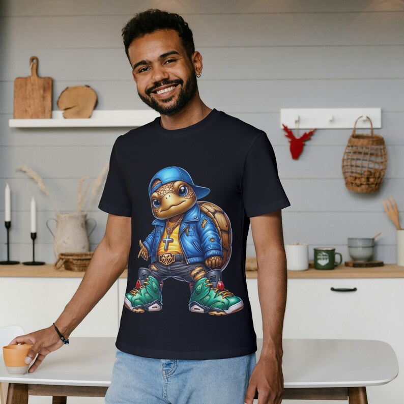 Gangster Turtle Urban Tortoise Urban Trap Designs Wacky Fan Art Instant ...