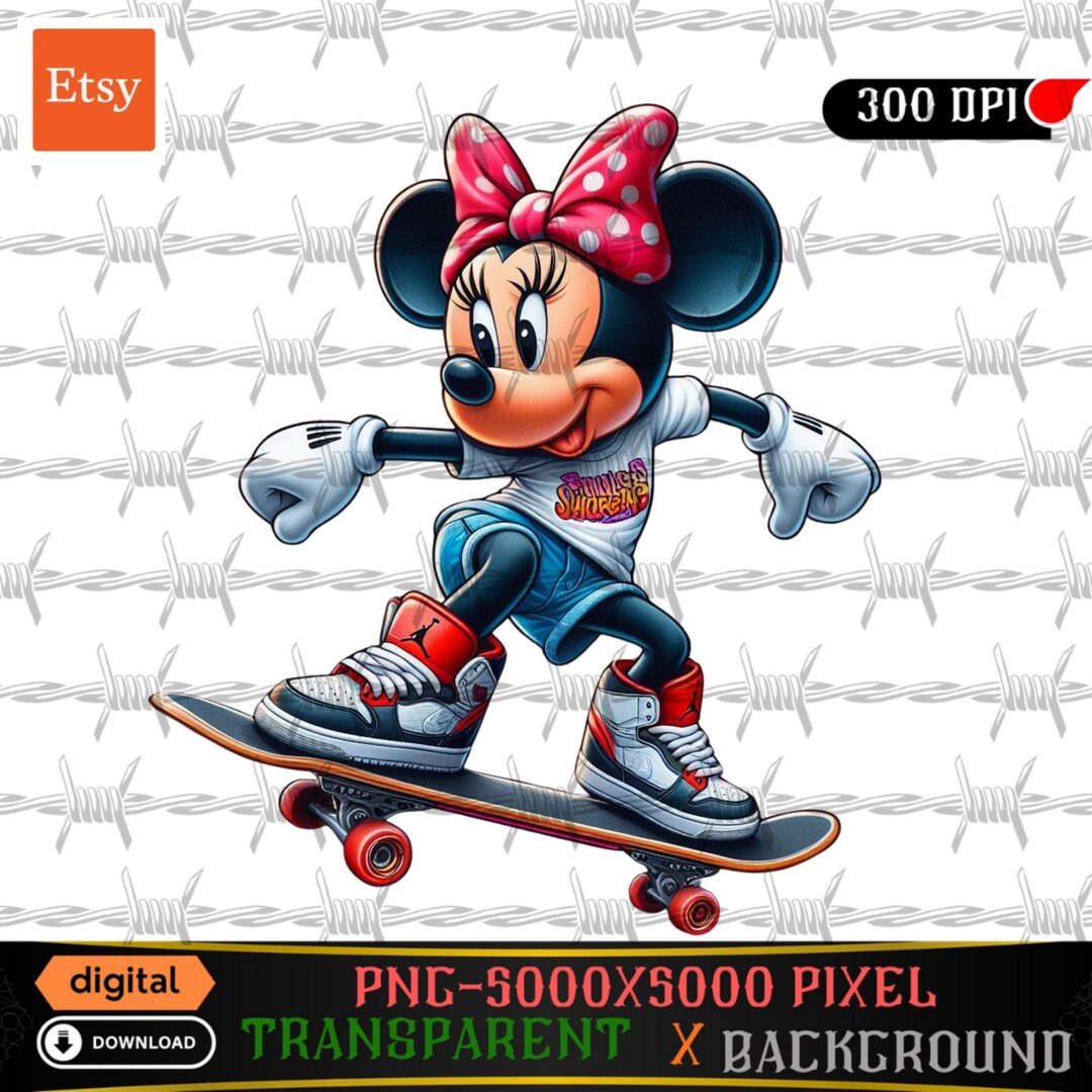 Skater Girl Mouse Urban Mouse Urban Trap Designs Wacky Fan Art Instant ...