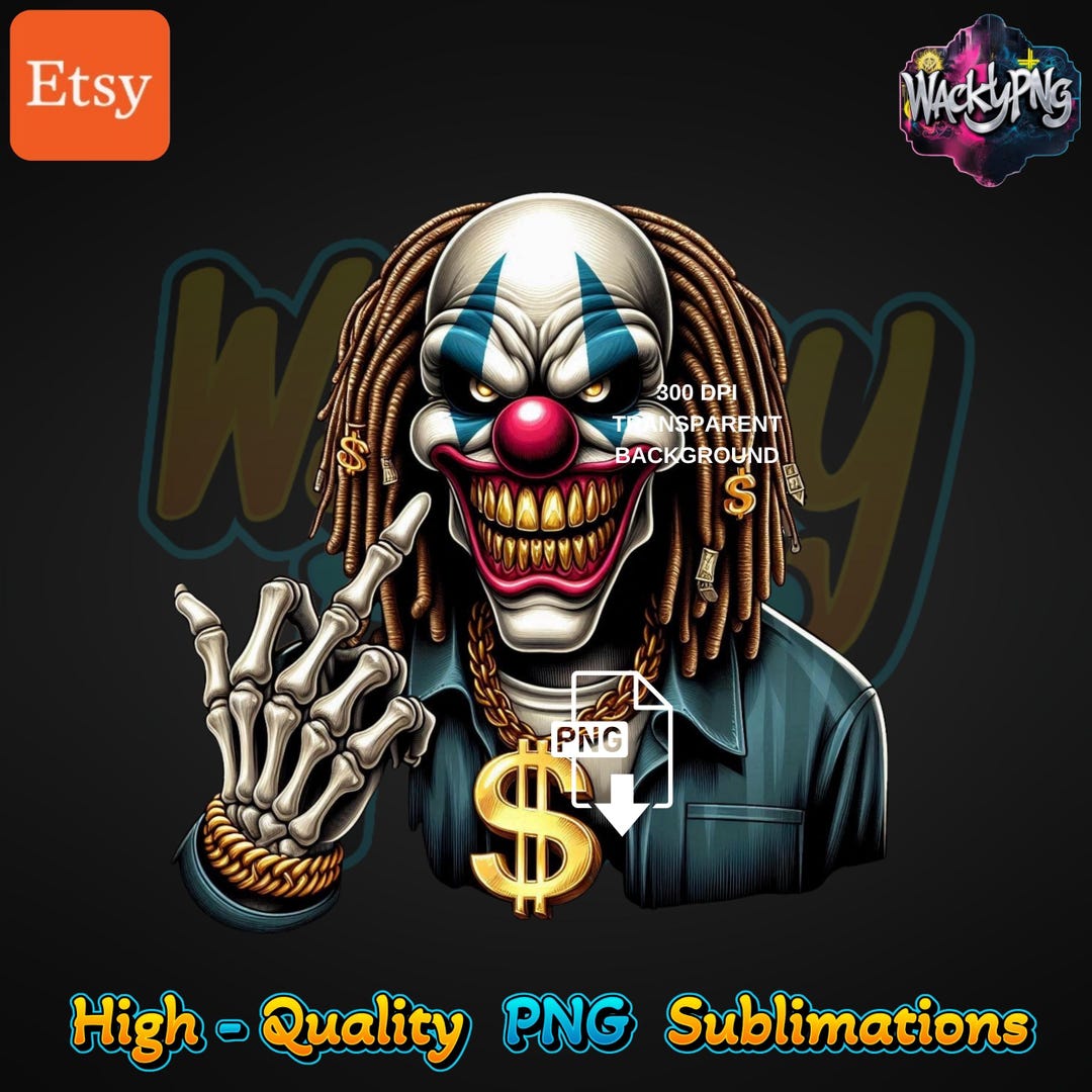 Clown Trap | Urban Clown - Bold Streetwear Aesthetic Digital Designs ...