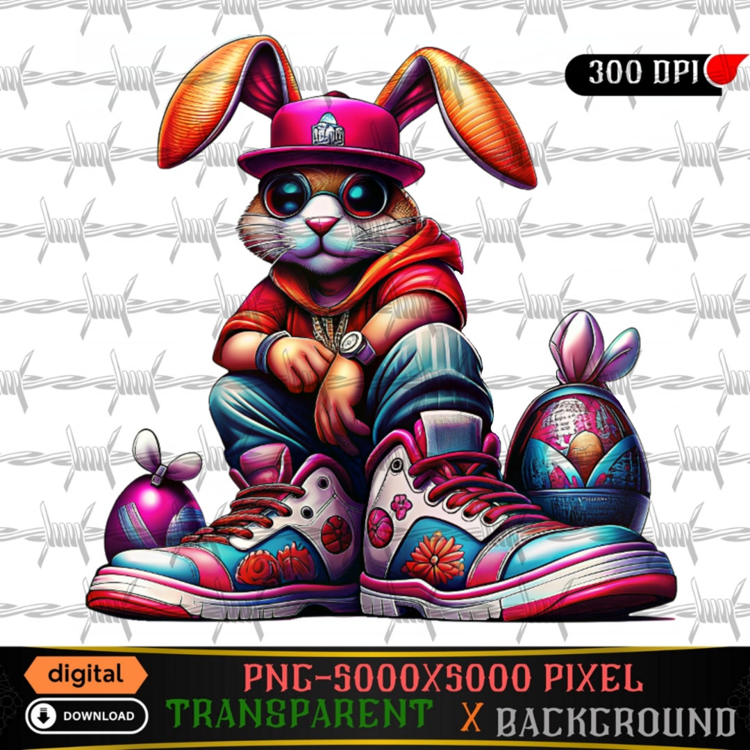 Gangster Easter Bunny Urban Trap Desings Hiphopshirtsfantasy Fan Art ...