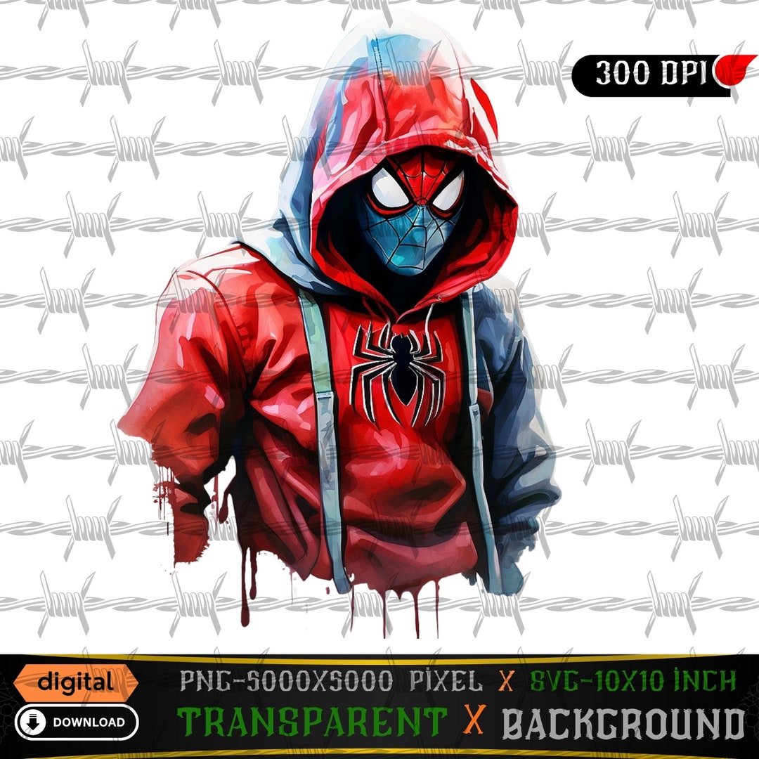 Hooded Spiderman Super Hero Spiderman Urban Spiderman Wacky Fan Art ...