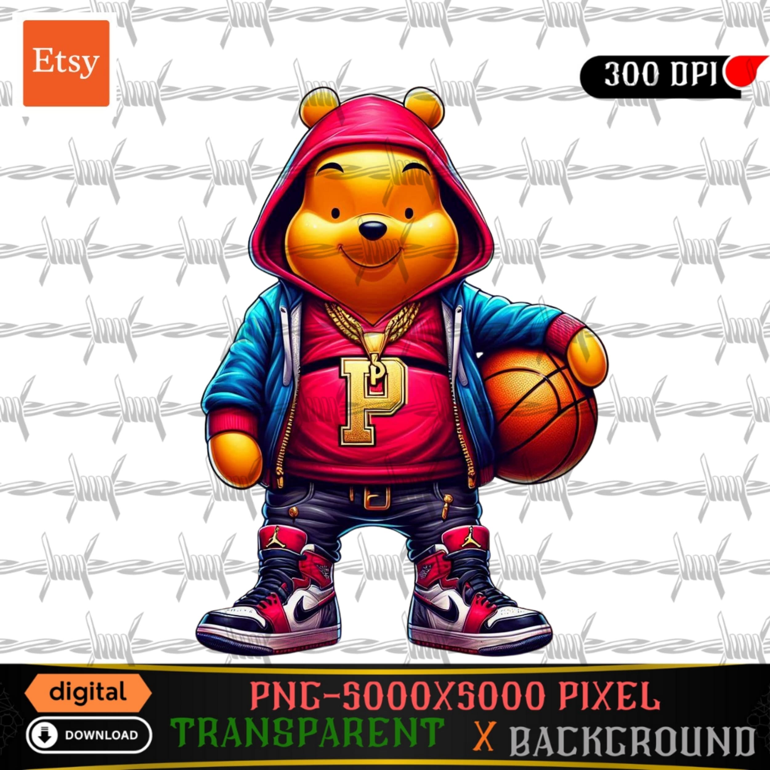 Gangster Pooh Urban Pooh Wacky Fan Art Urban Trap Designs Instant ...