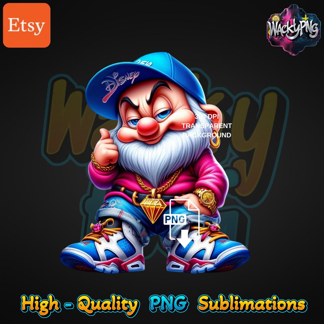 Grumpy Dwarf - Bold Streetwear Aesthetic Digital Designs for Crafts ...