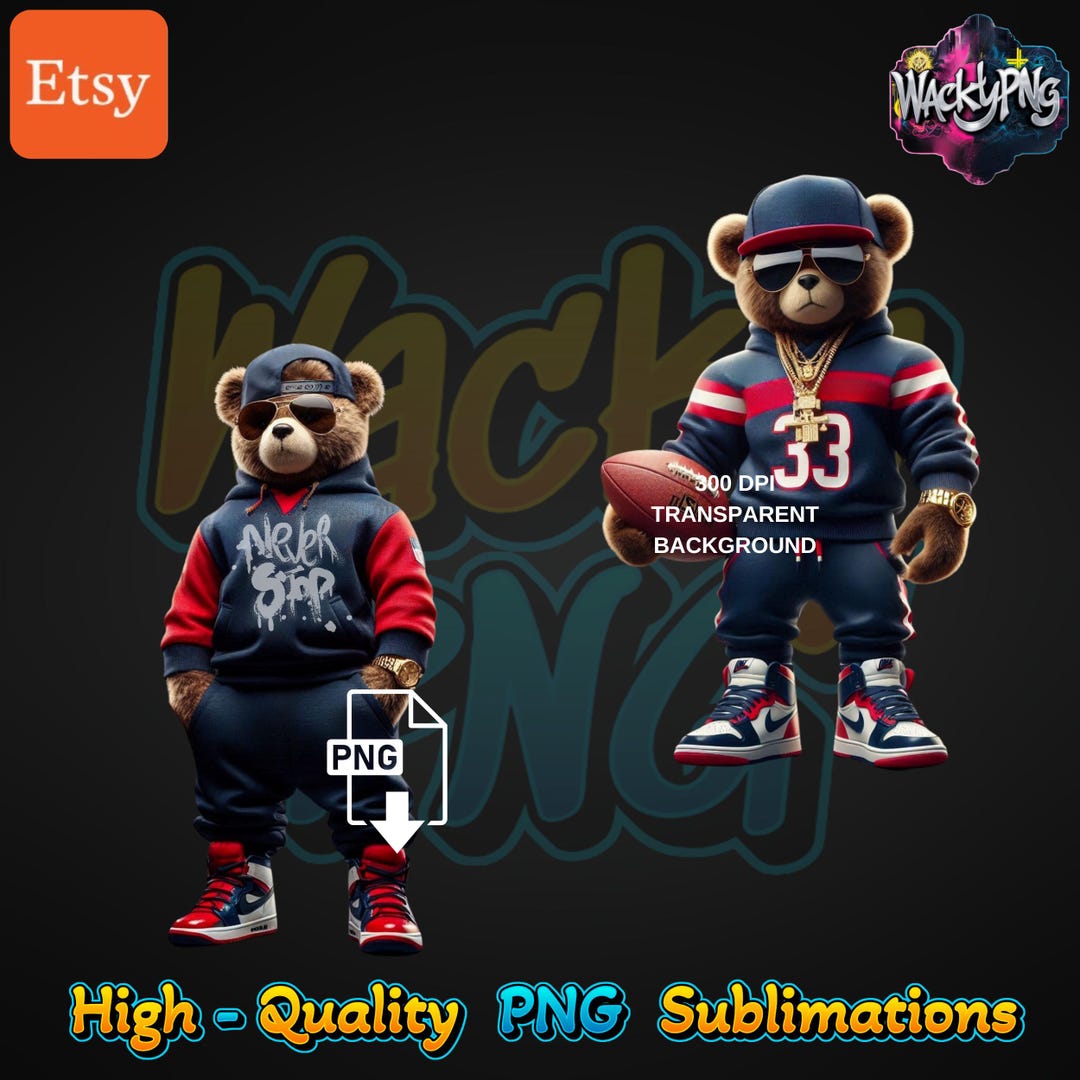 Football Teddy Bear Designs | Urban Trap Designs | Wacky Fan Art ...