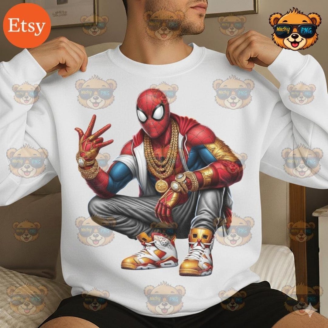 Spiderman Hip Hop PNG Clipart | Marvel Streetwear Superhero Sublimation ...