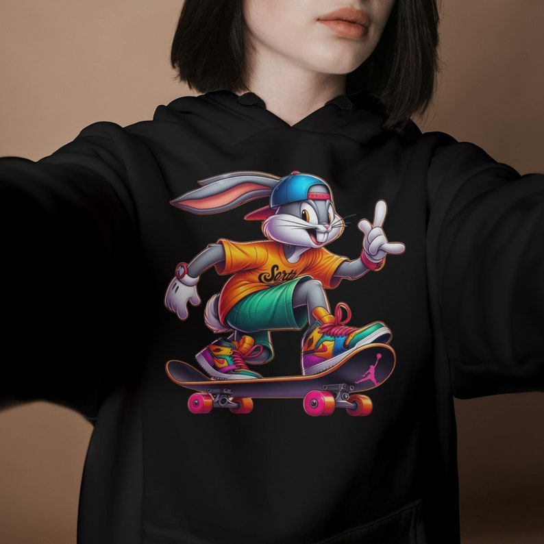 Skater Rabbit Urban Rabbit Urban Trap Designs Wacky Fan Art Instant ...
