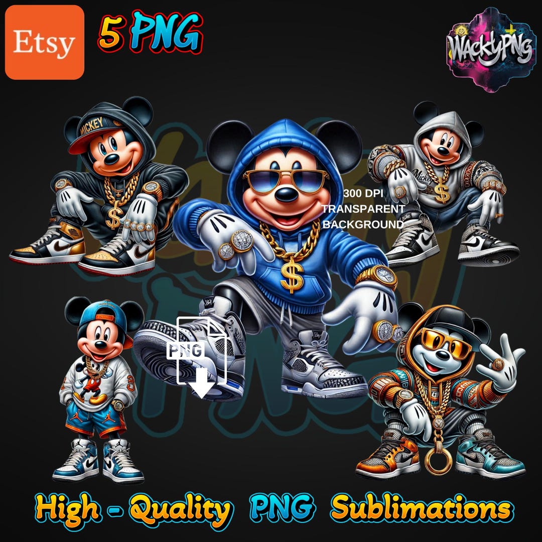 Urban Mickey Bundle | Cheap Mickey | Urban Trap Designs | Wacky Fan Art ...