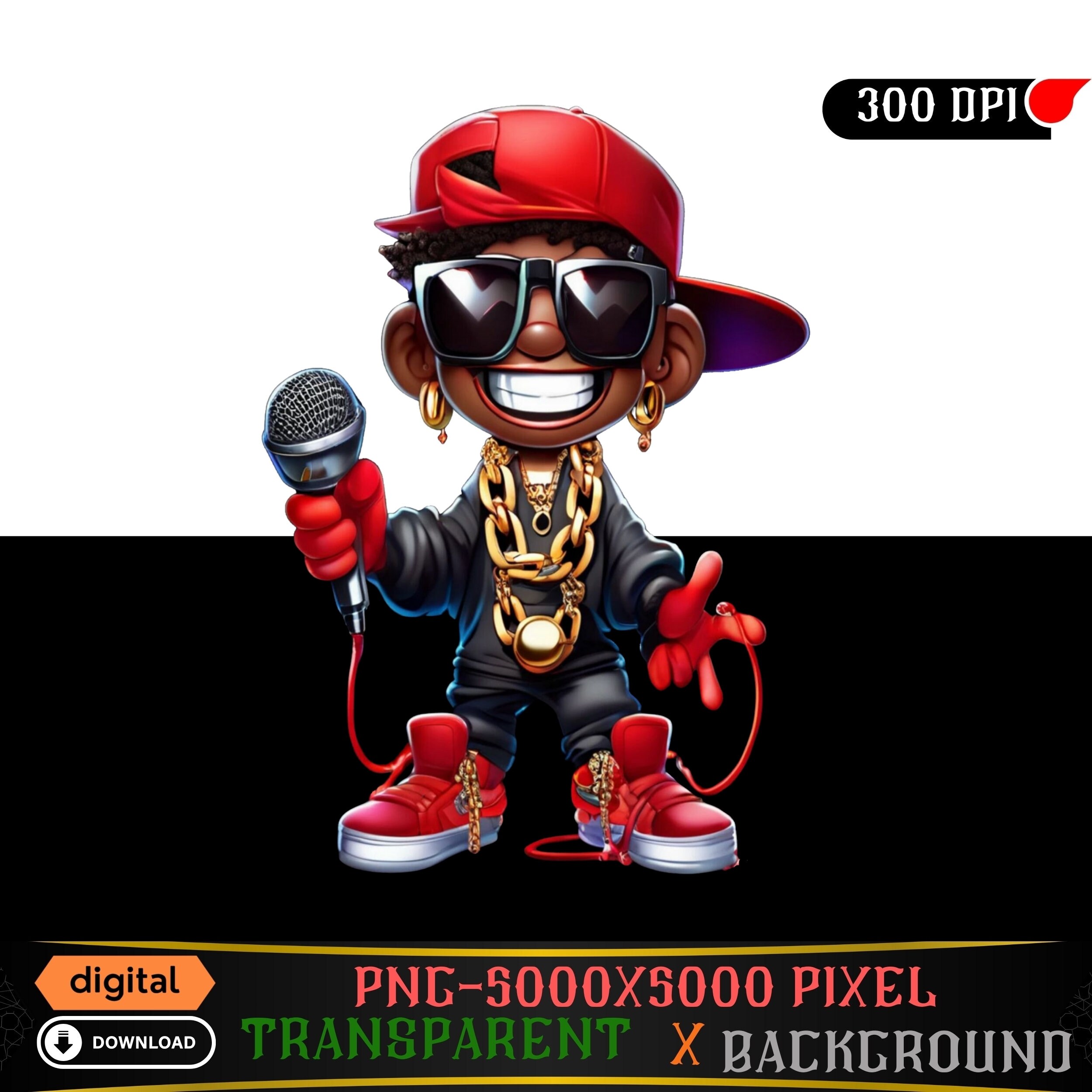 Gangster Singer Boy Urban Trap Instant Download Street Wear Gangster ...