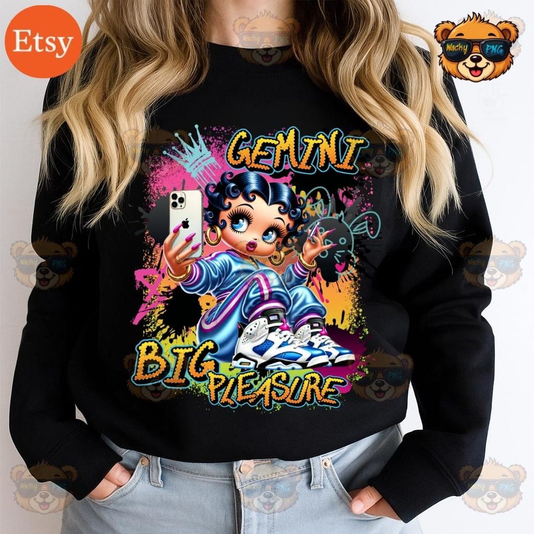 Betty Boop Gemini Zodiac | Urban Trap Designs | Pop Culture Designs ...