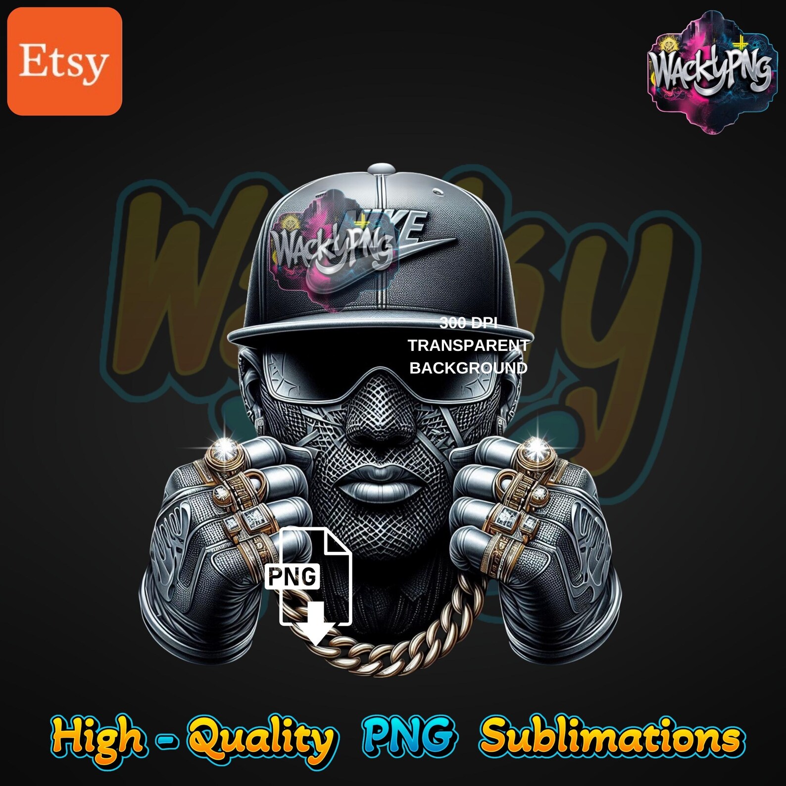 Urban Hip-hop Mask PNG: Streetwear Digital Design (digital Download) - Etsy